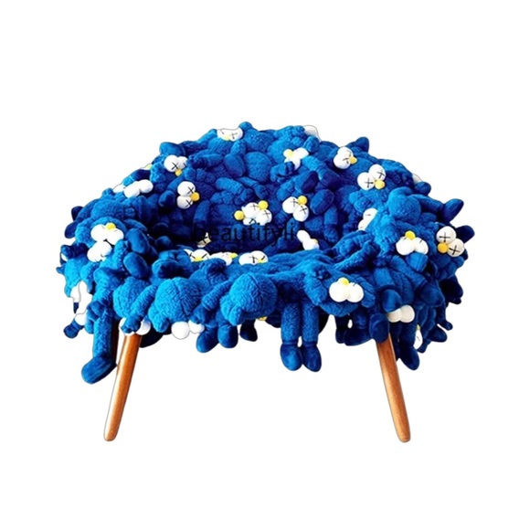 Other | Blue Bff Character Plush Lounge Chair | Poshmark